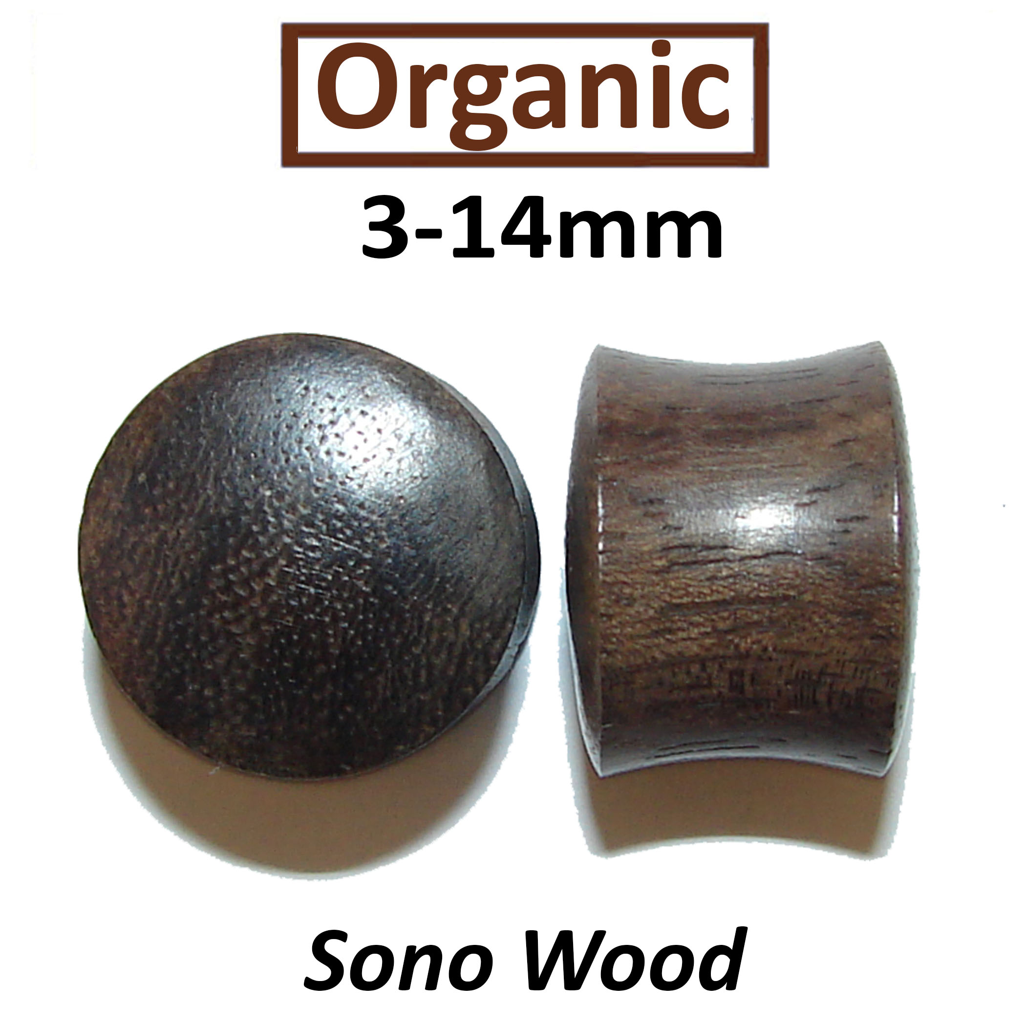 Sono Wood Double Flared Plug – Silver Treasures Pty Ltd