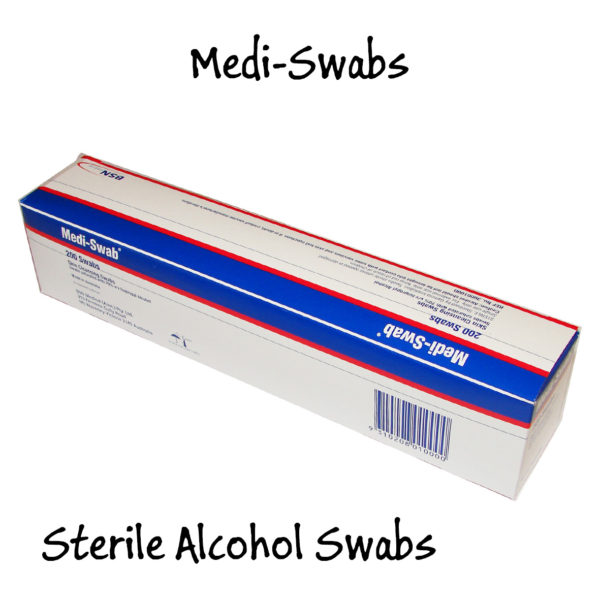 Medi Swabs, Box of 200 – Silver Treasures Pty Ltd