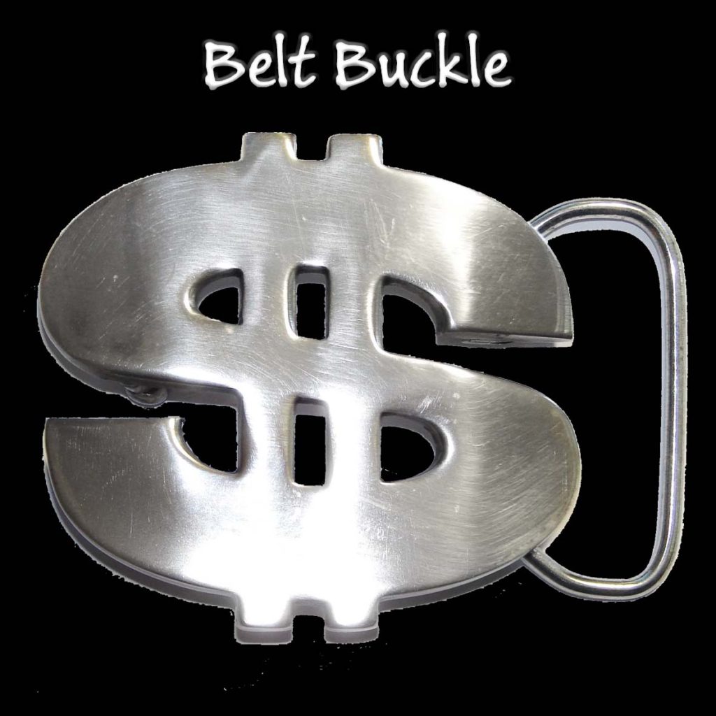 Dollar Sign Pewter Belt Buckle – Silver Treasures Pty Ltd